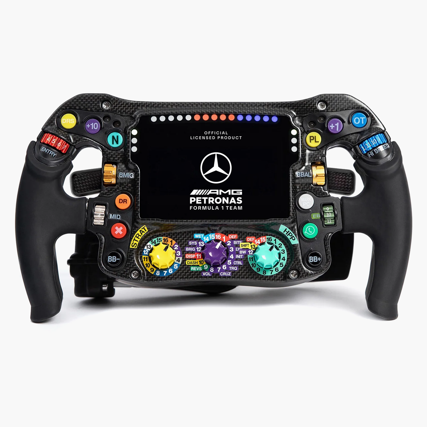 Mercedes-AMG PETRONAS Formula One Team Sim Racing Steering Wheel (2024 ...