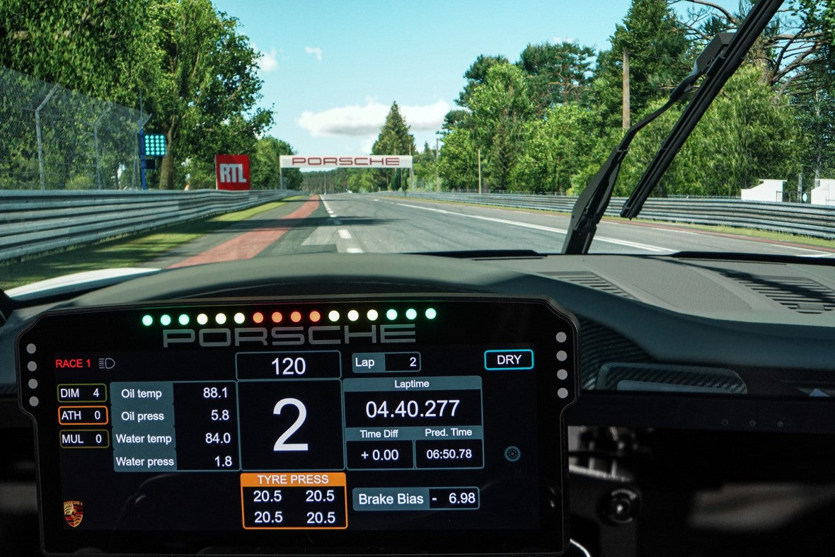 Porsche 911 GT3 Cup Dashboard Display Unit – Sim-Lab