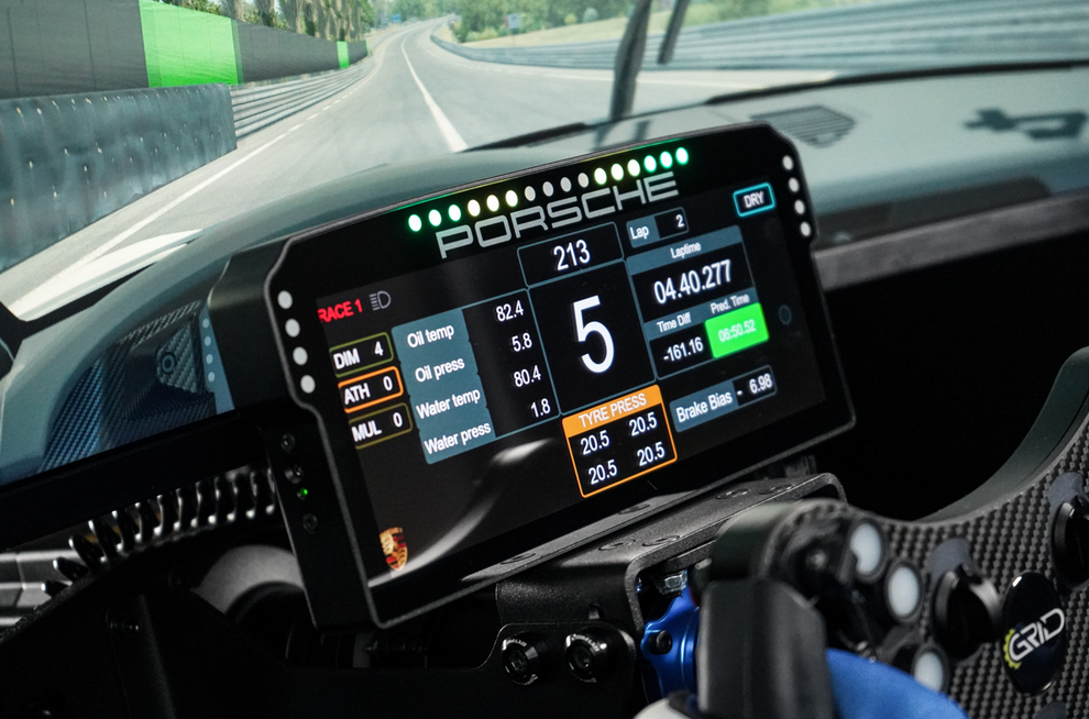 Porsche 911 GT3 Cup Dashboard Display Unit – Sim-Lab